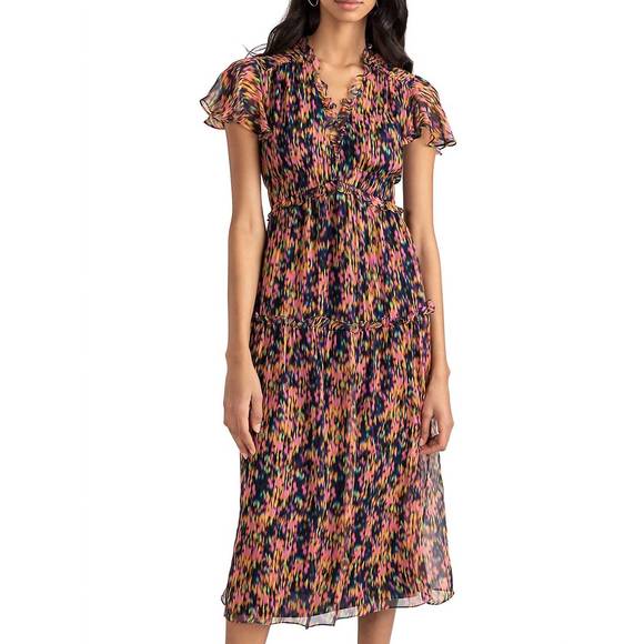Shoshanna | Dresses | New Shoshanna Mackenzie Dress In Jet Multi | Poshmark